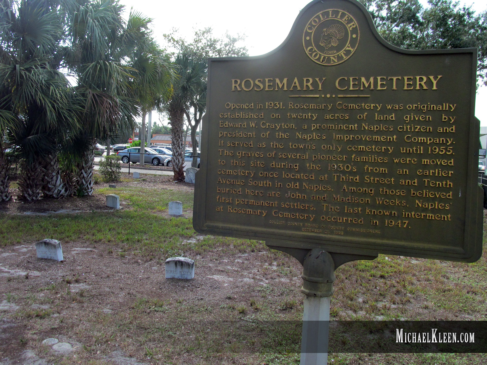 20-Acre Enigma of Naples’ Rosemary Cemetery – M.A. Kleen
