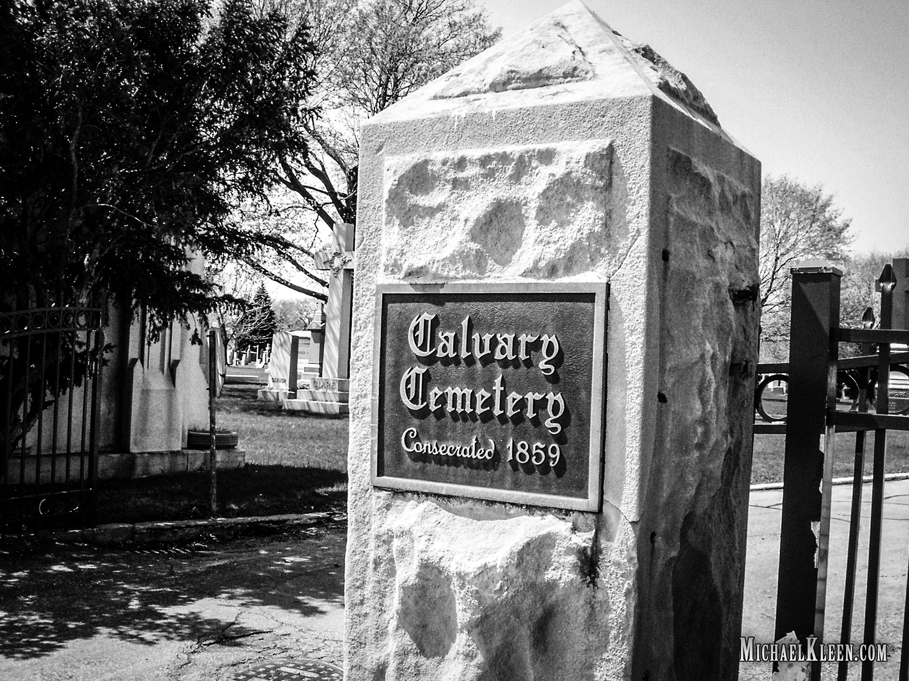 Calvary Cemetery and Seaweed Charlie – M.A. Kleen