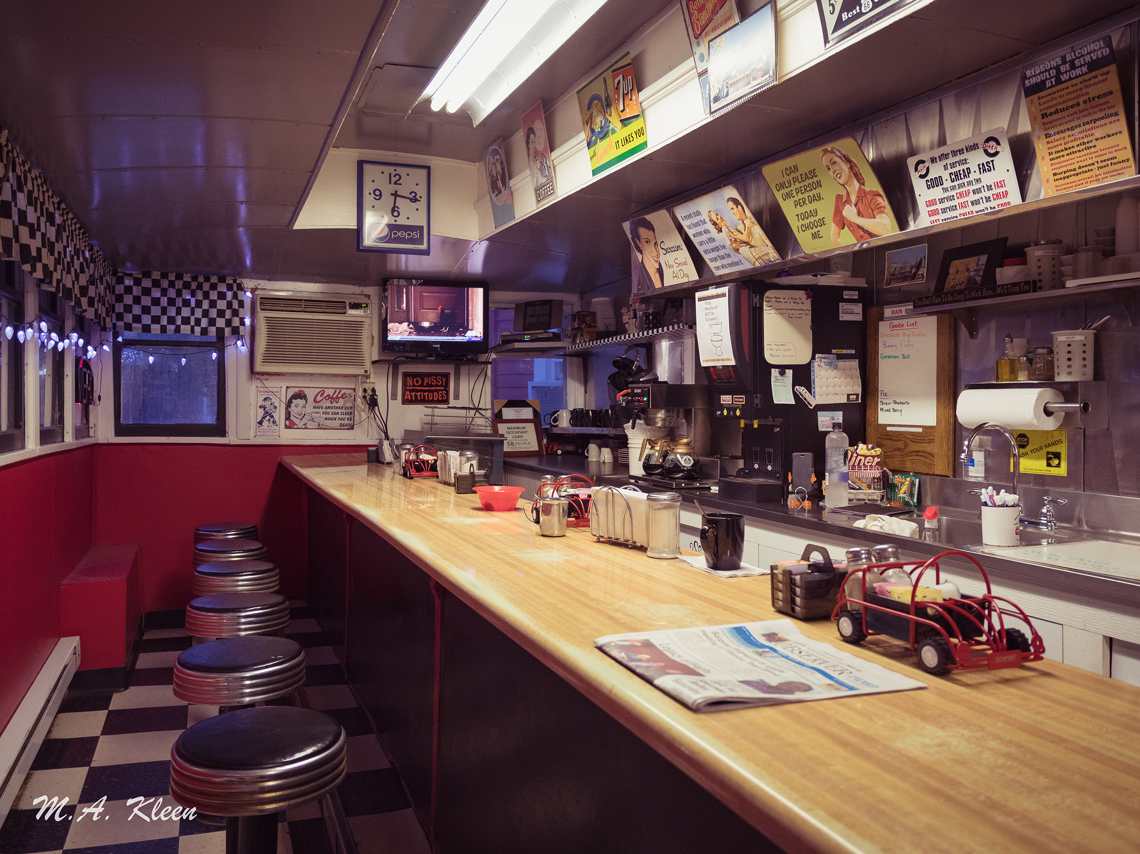 Main Street Diner in Westfield, New York – M.A. Kleen