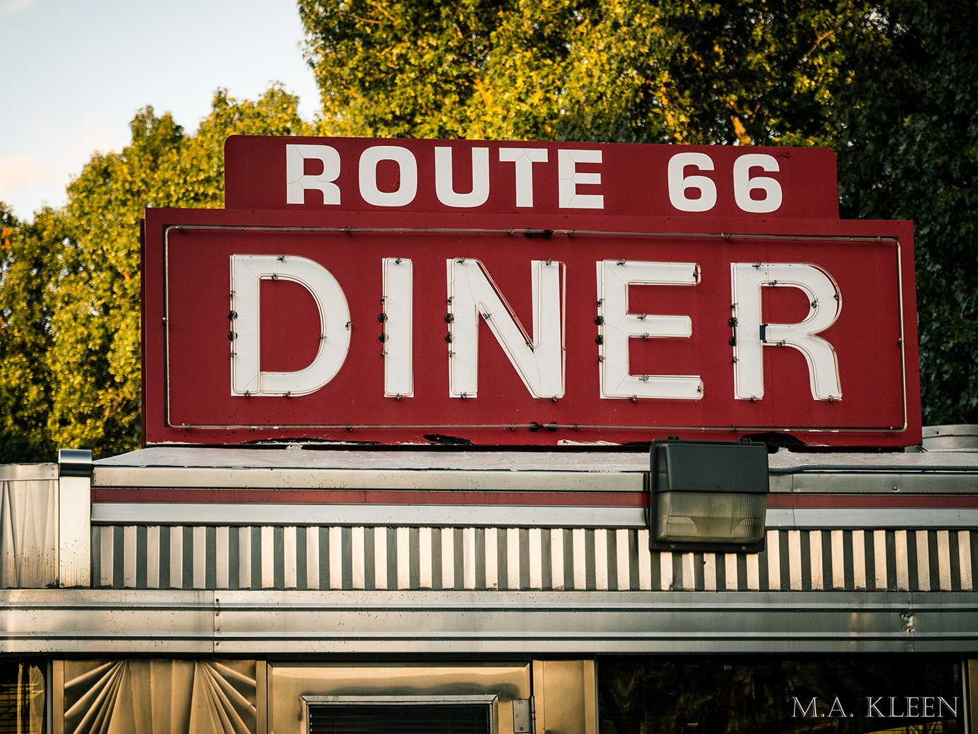 Route 66 Diner in Springfield, Massachusetts – M.A. Kleen