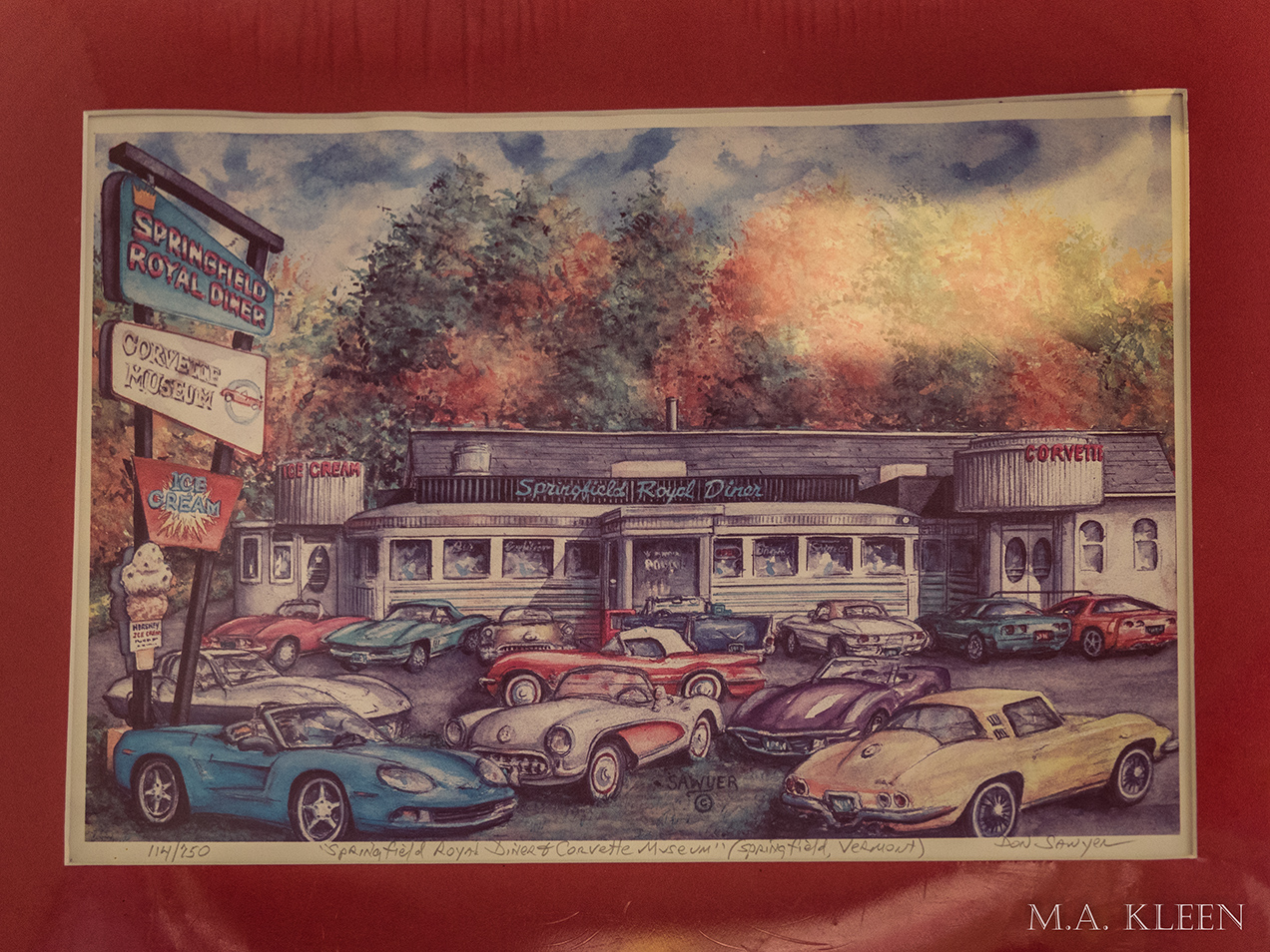 Springfield Royal Diner in Springfield, Vermont – M.A. Kleen