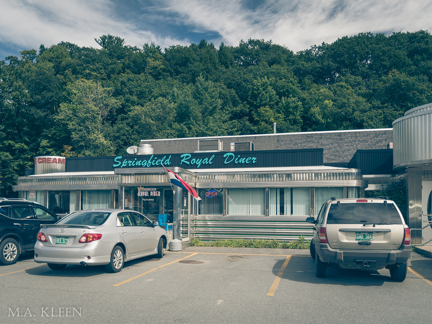 Springfield Royal Diner in Springfield, Vermont – M.A. Kleen