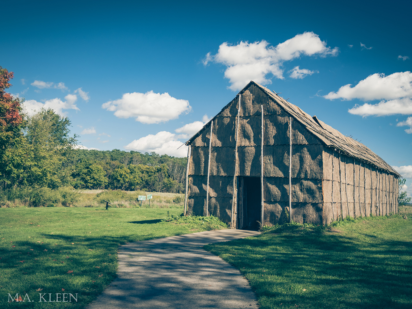 Ganondagan State Historic Site in Ontario County, New York. Photo by ...