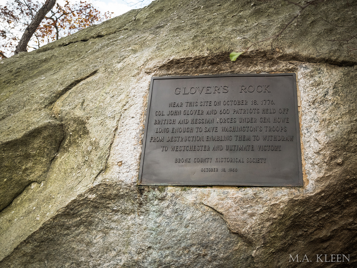 Glover’s Rock and the Battle of Pell’s Point – M.A. Kleen