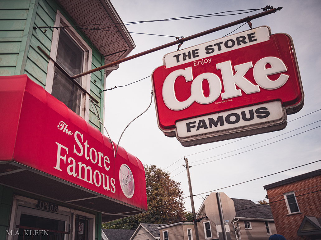 The Store Famous Coke Sign – M.A. Kleen