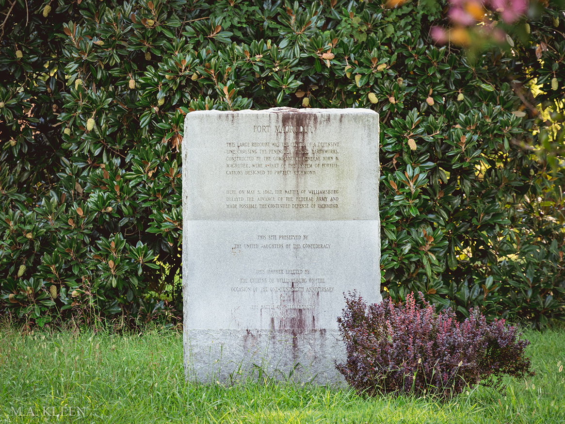 Fort Magruder and the Battle of Williamsburg – M.A. Kleen