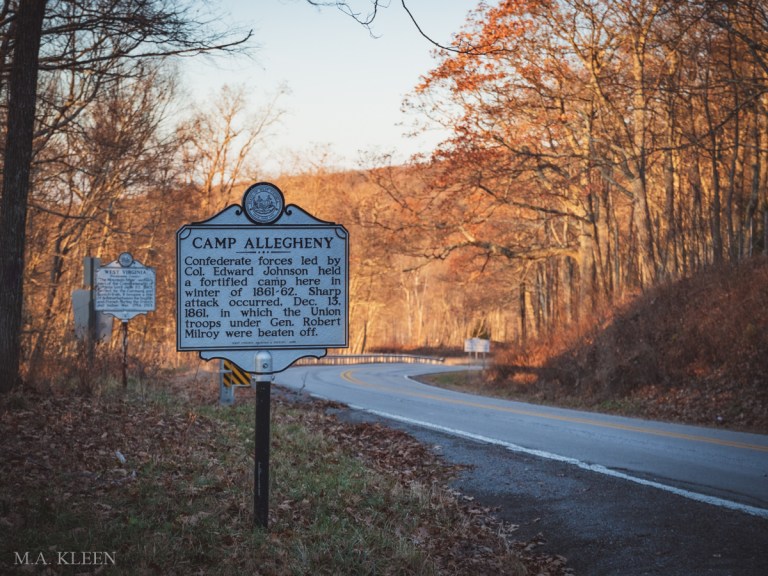 Camp Allegheny Battlefield in Pocahontas County, West Virginia – M.A. Kleen