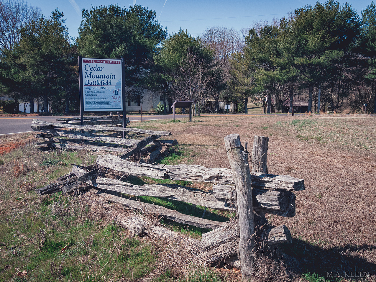 Cedar Mountain Battlefield in Culpeper County, Virginia – M.A. Kleen