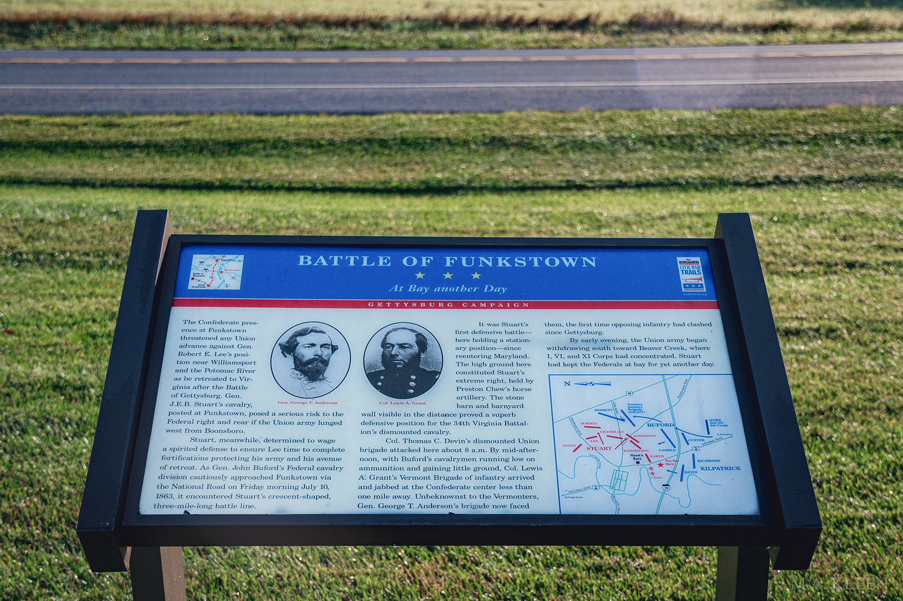 Funkstown Battlefield in Washington County, Maryland – M.A. Kleen