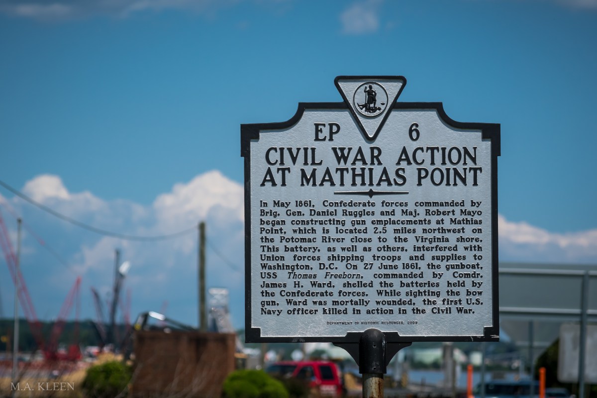 Action at Mathias Point, King George, Virginia – M.A. Kleen