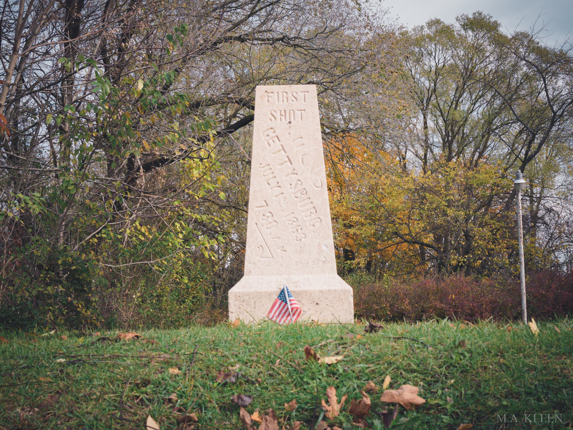 Gettysburg Campaign – Cashtown Pike, July 1, 1863 – M.A. Kleen