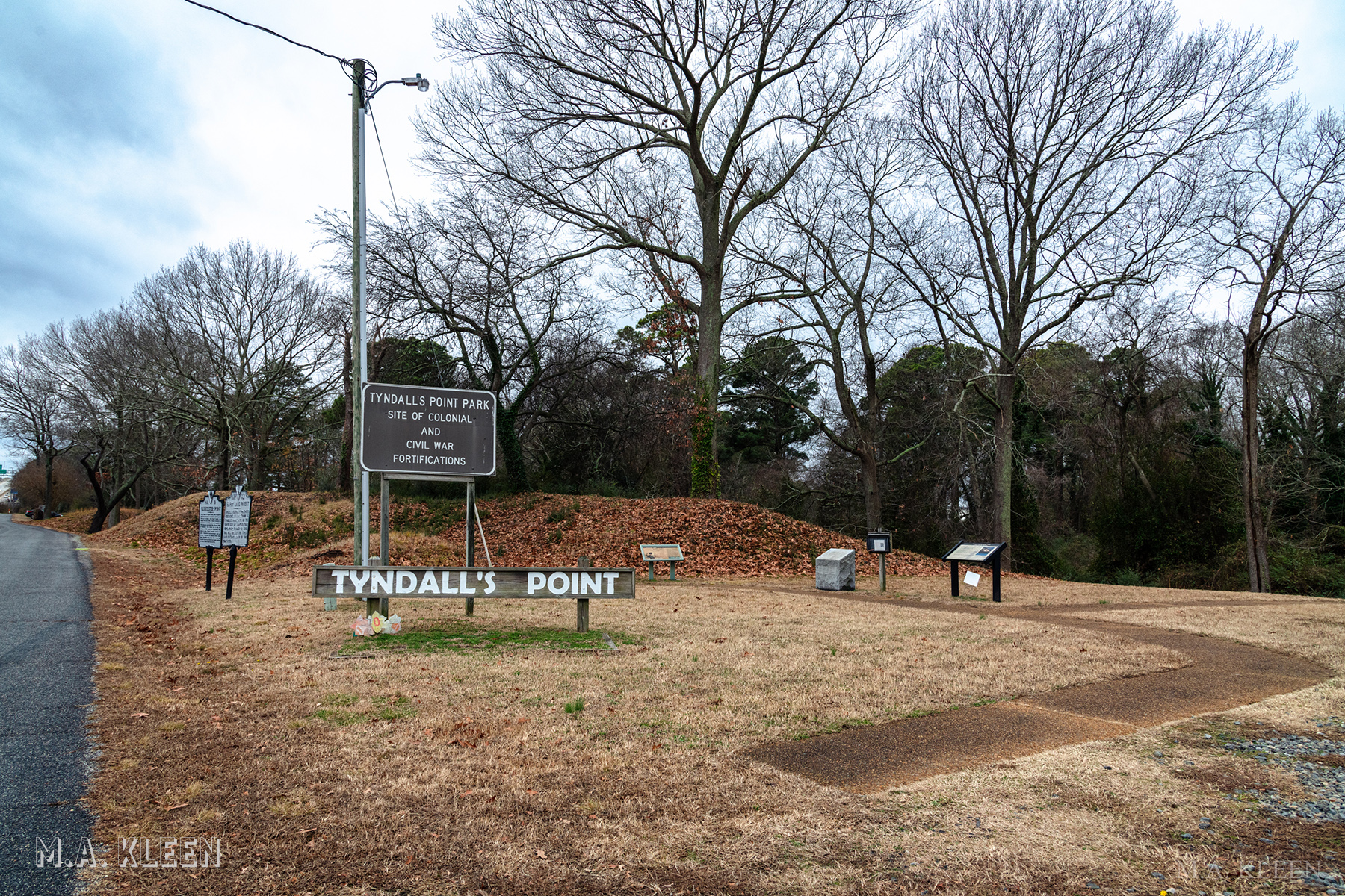 Tyndall’s Point Park at Gloucester Point, Virginia – M.A. Kleen