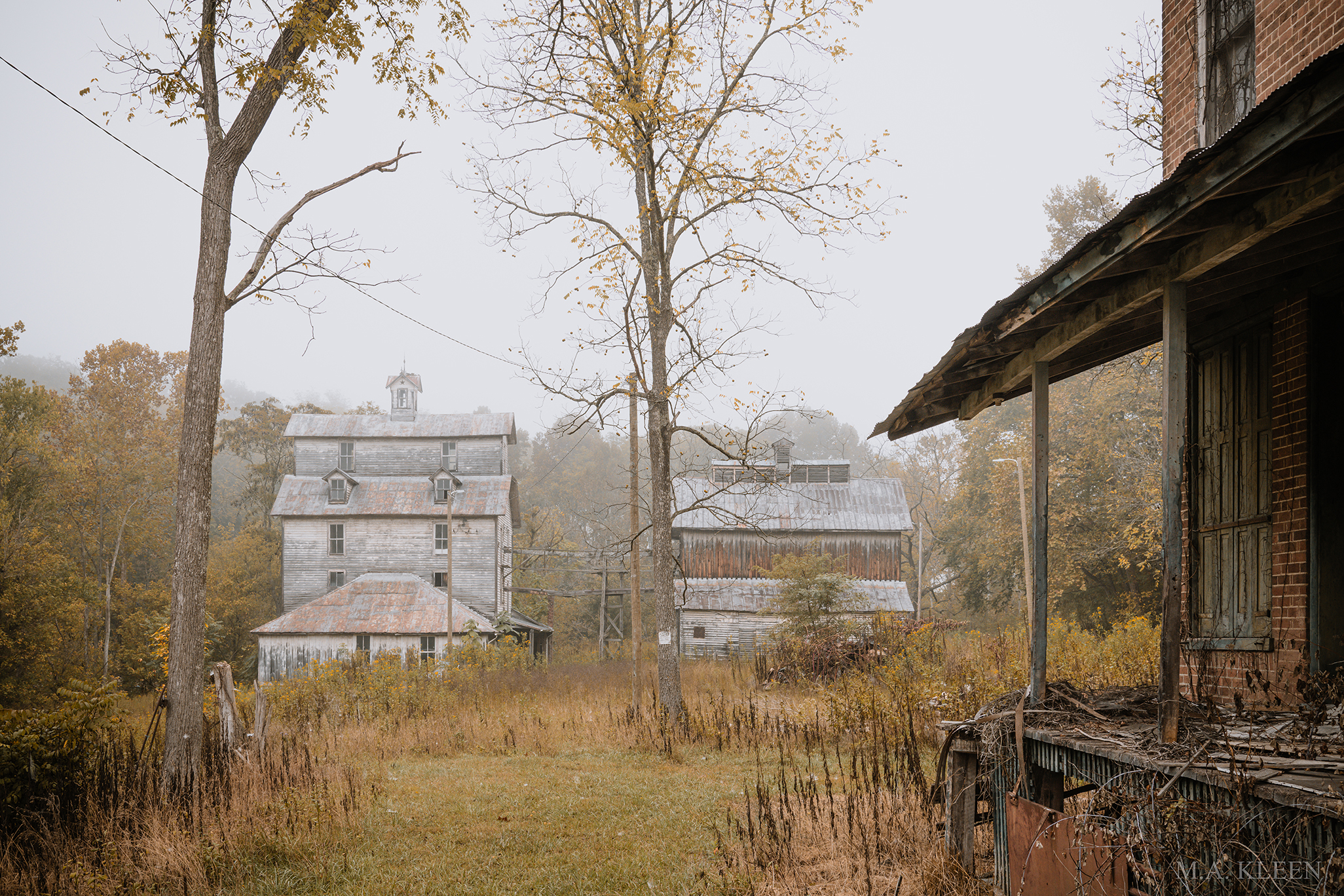 Graham’s Forge Mill in Wythe County, Virginia – M.A. Kleen